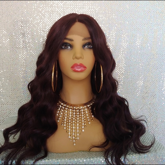 Hair | Dark Wine Lace Front Wig | Poshmark